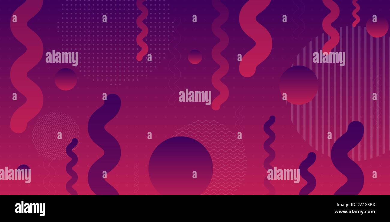 Colorful abstract background using minimal geometry as an element Stock ...