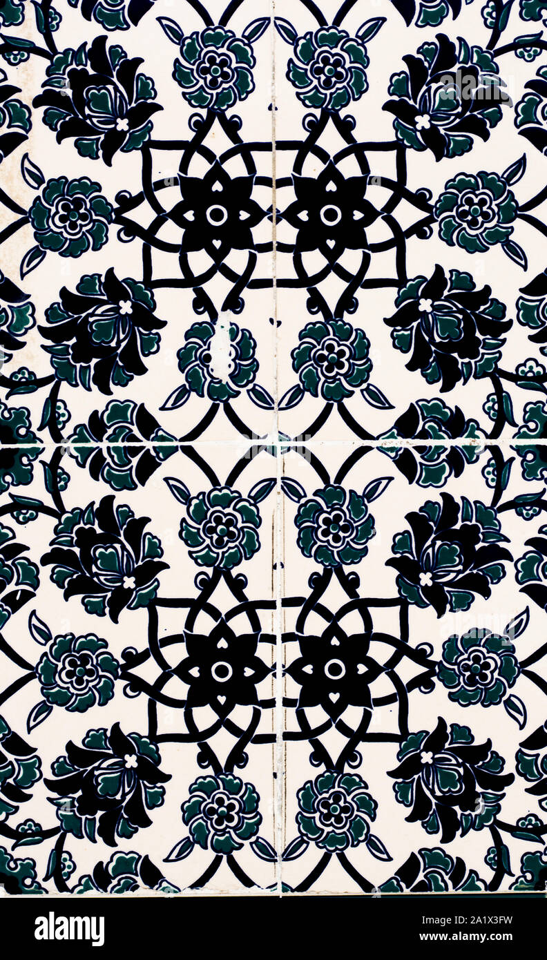 Tile and Ceramic of Ottoman Style Stock Photo - Alamy