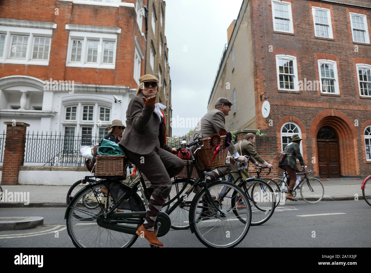 The Tweed Run, London 4 May 2019 Stock Photo - Alamy