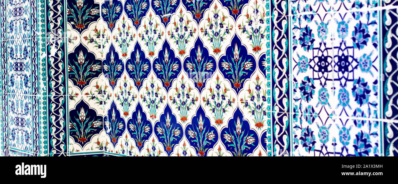 decorative turkish tile Stock Photo - Alamy