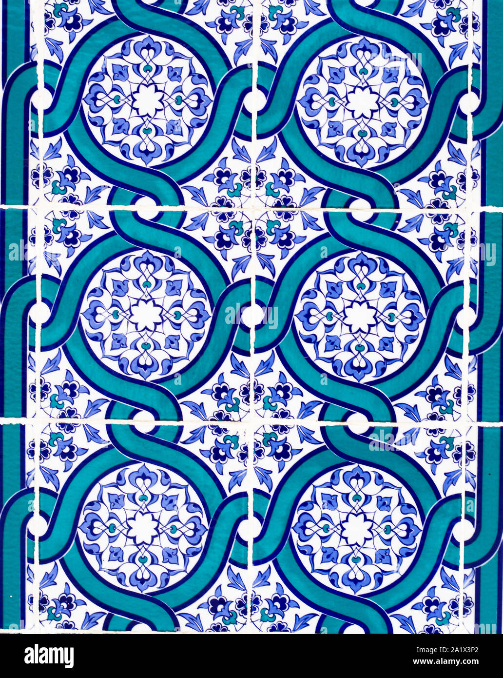 decorative turkish tile Stock Photo - Alamy