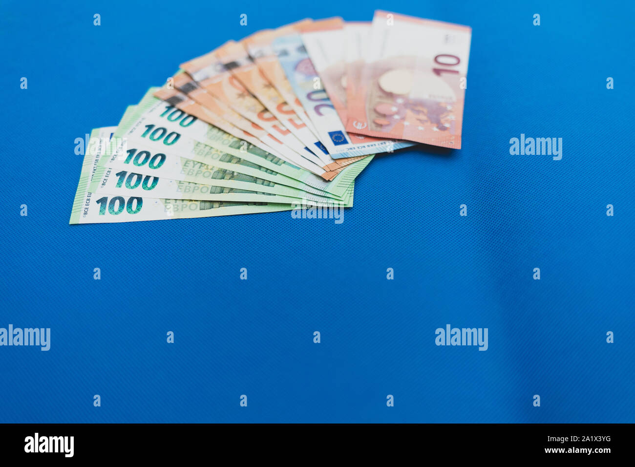 50 euro notes spread hi-res stock photography and images - Alamy