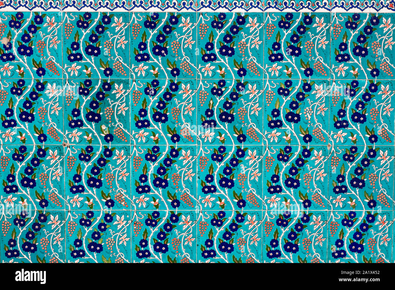 decorative turkish tile Stock Photo - Alamy