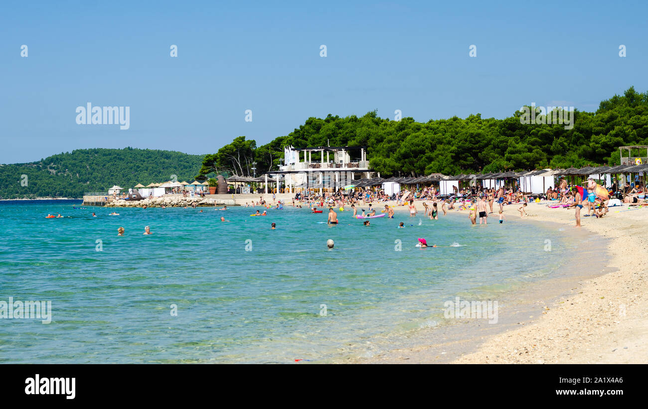 Solaris resort overview of the beach in Sibenik in Croatia full of ...