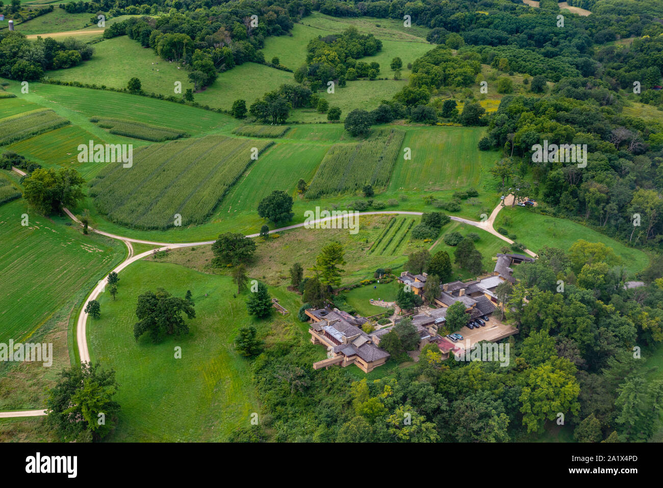 Frank lloyd wright's taliesin wisconsin hi-res stock photography and ...
