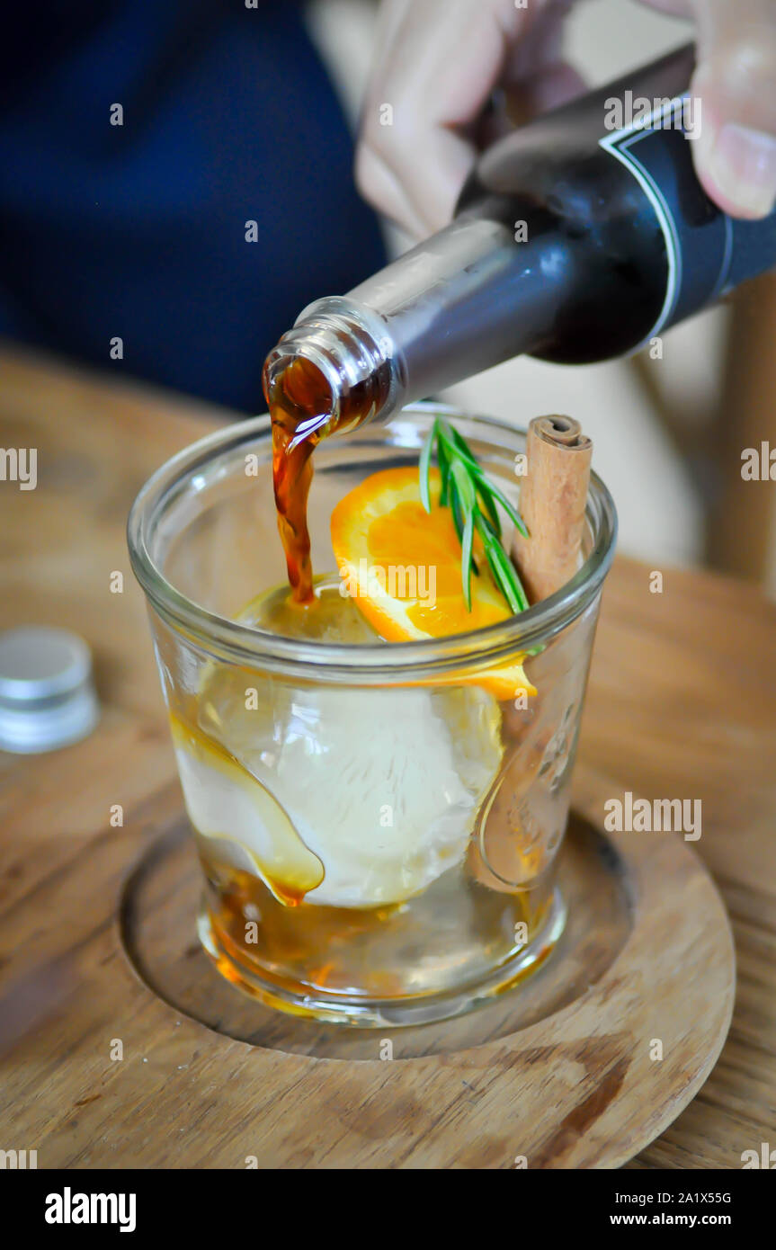 cold brew coffee, americano coffee Stock Photo - Alamy