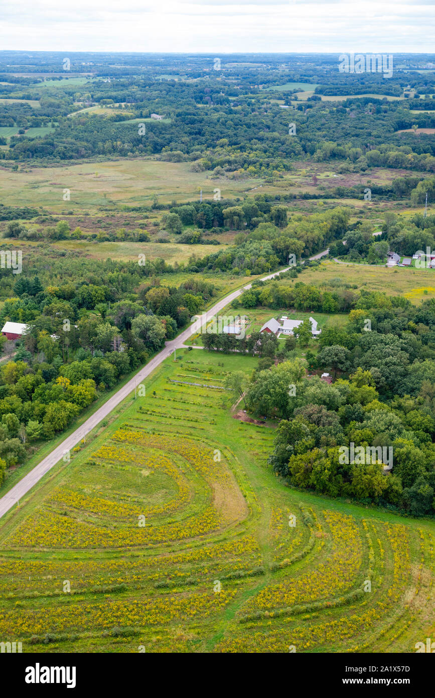 Aerial farm midwest united states hi-res stock photography and images ...