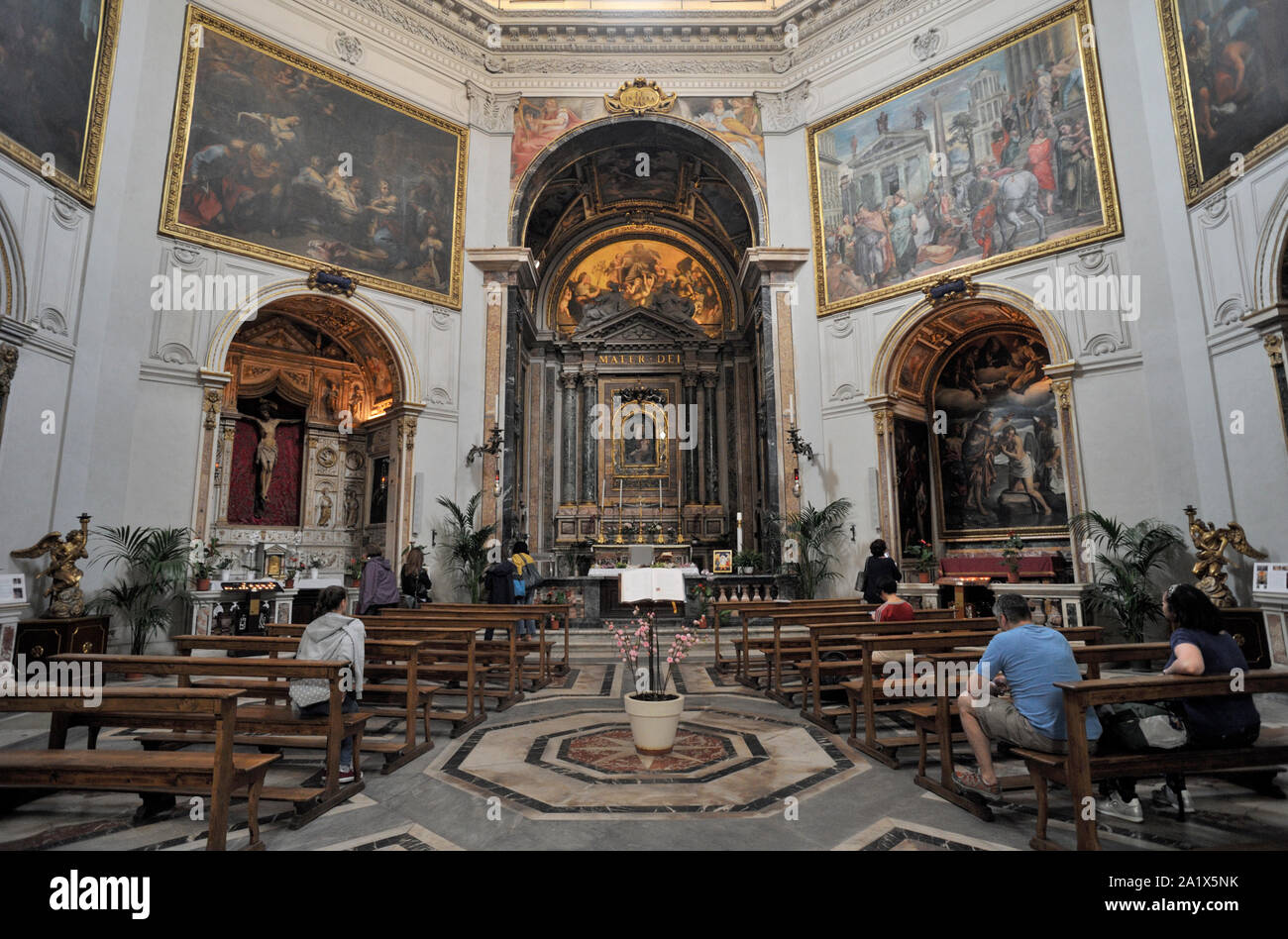 Italy, Rome, church of Santa Maria della Pace Stock Photo - Alamy