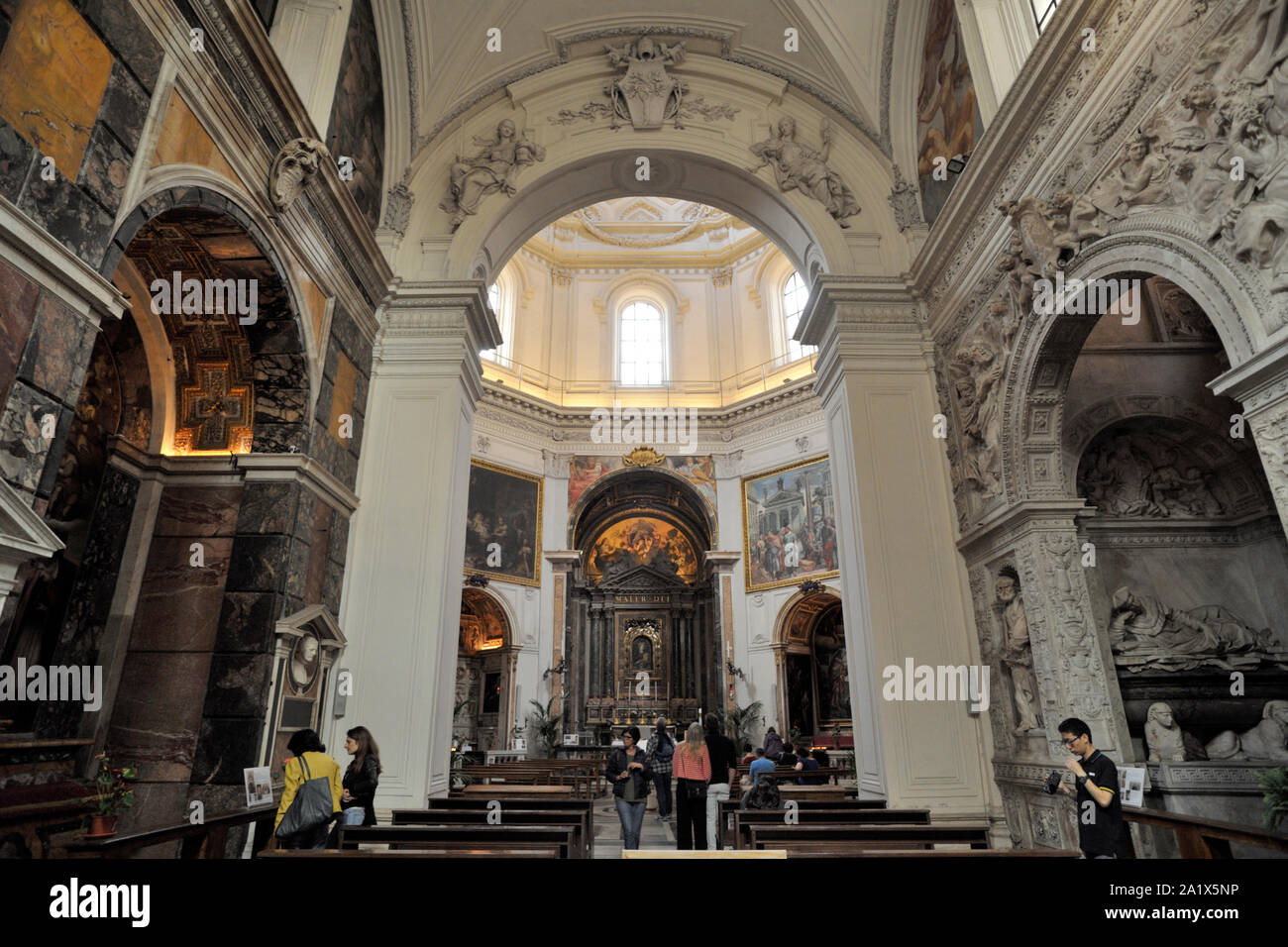 Italy, Rome, church of Santa Maria della Pace Stock Photo - Alamy