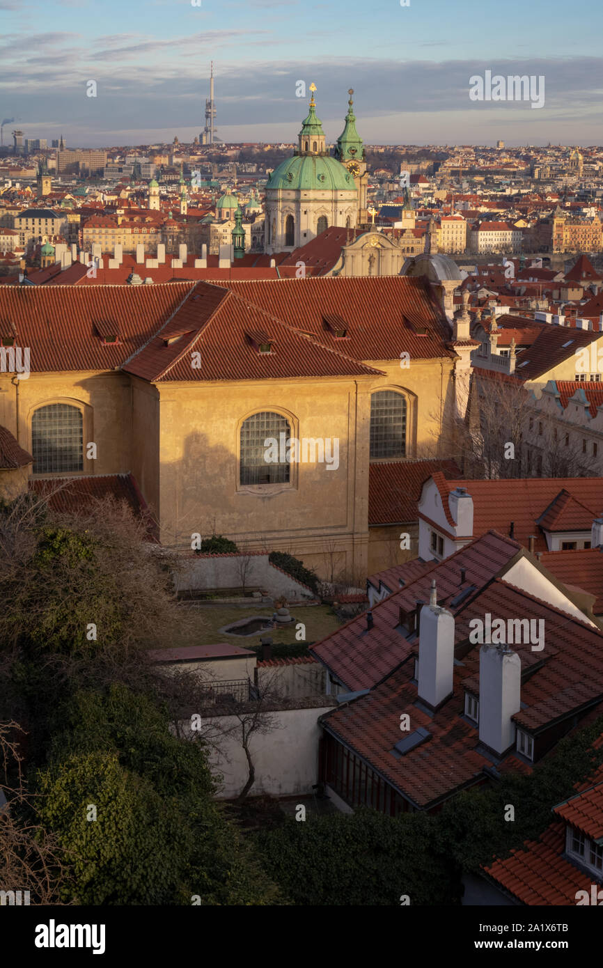 View of Prague from Prague Castle Complex Stock Photo - Alamy