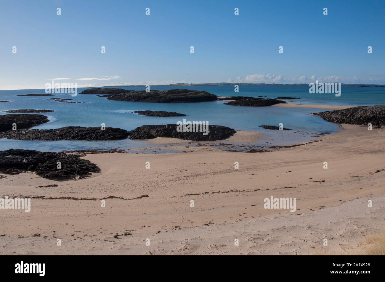 Coastal landscapes, Isle of Coll, Inner Hebrides, Scotland Stock Photo ...