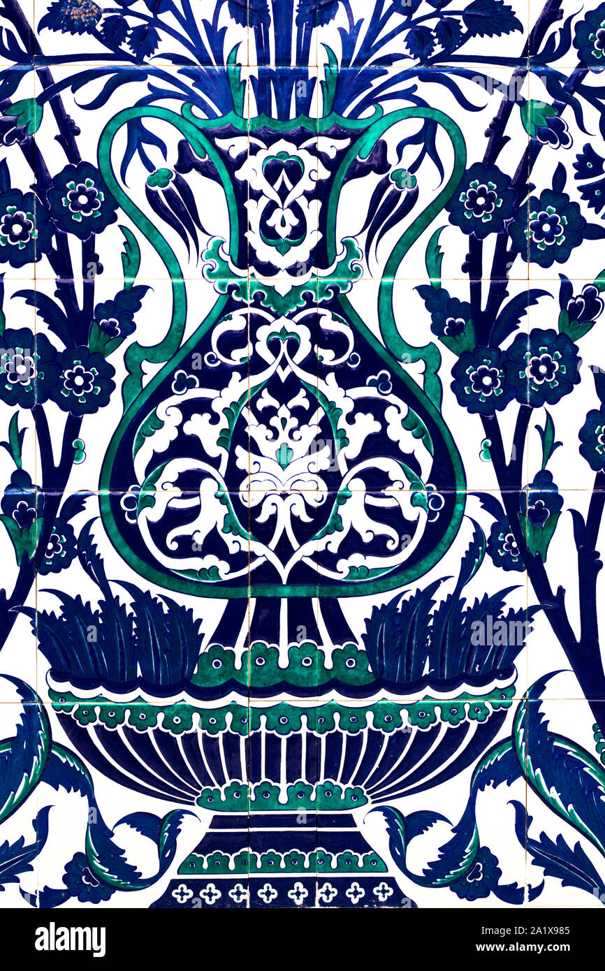 decorative turkish tile Stock Photo - Alamy
