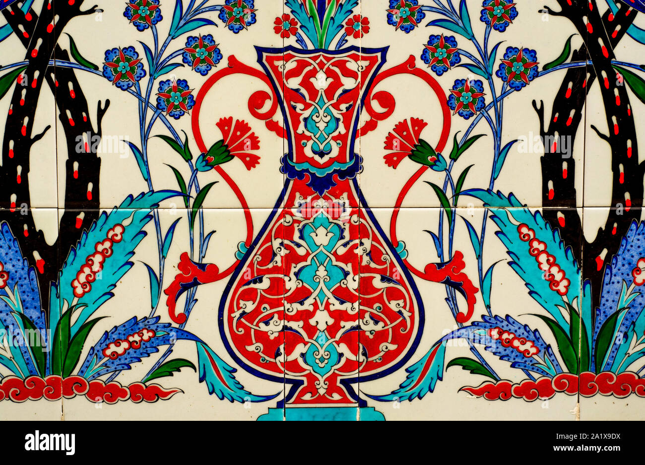 decorative turkish tile Stock Photo - Alamy