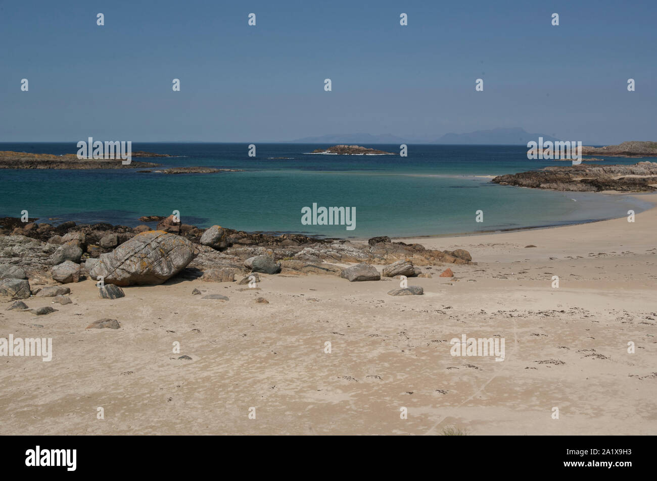Coastal landscapes, Isle of Coll, Inner Hebrides, Scotland Stock Photo ...