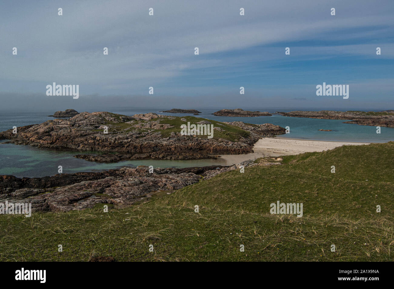 Coastal landscapes, Isle of Coll, Inner Hebrides, Scotland Stock Photo ...