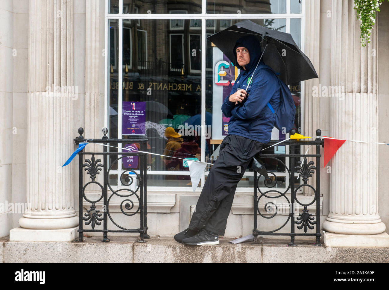 Unhappy fans in rain hi-res stock photography and images - Alamy