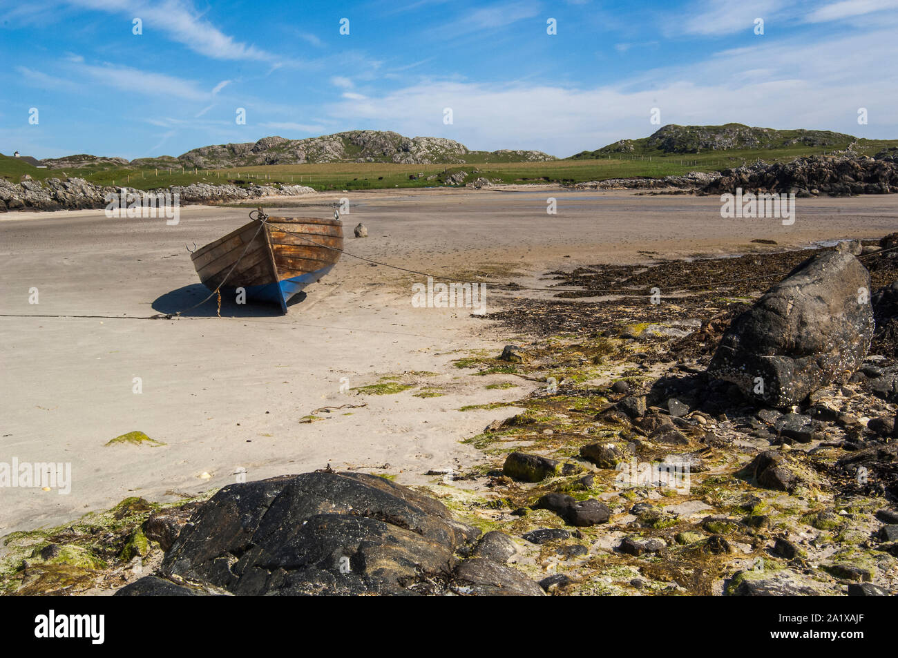 Coastal landscapes, Sorisdale Bay, Isle of Coll, Inner Hebrides ...