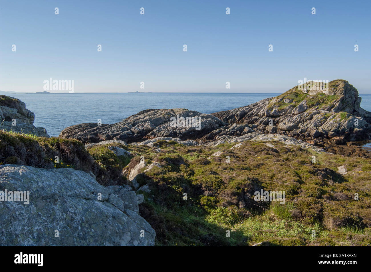 Coastal landscapes, Isle of Coll, Inner Hebrides, Scotland Stock Photo ...