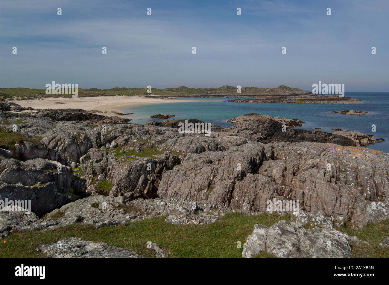 Coastal landscapes, Isle of Coll, Inner Hebrides, Scotland Stock Photo ...