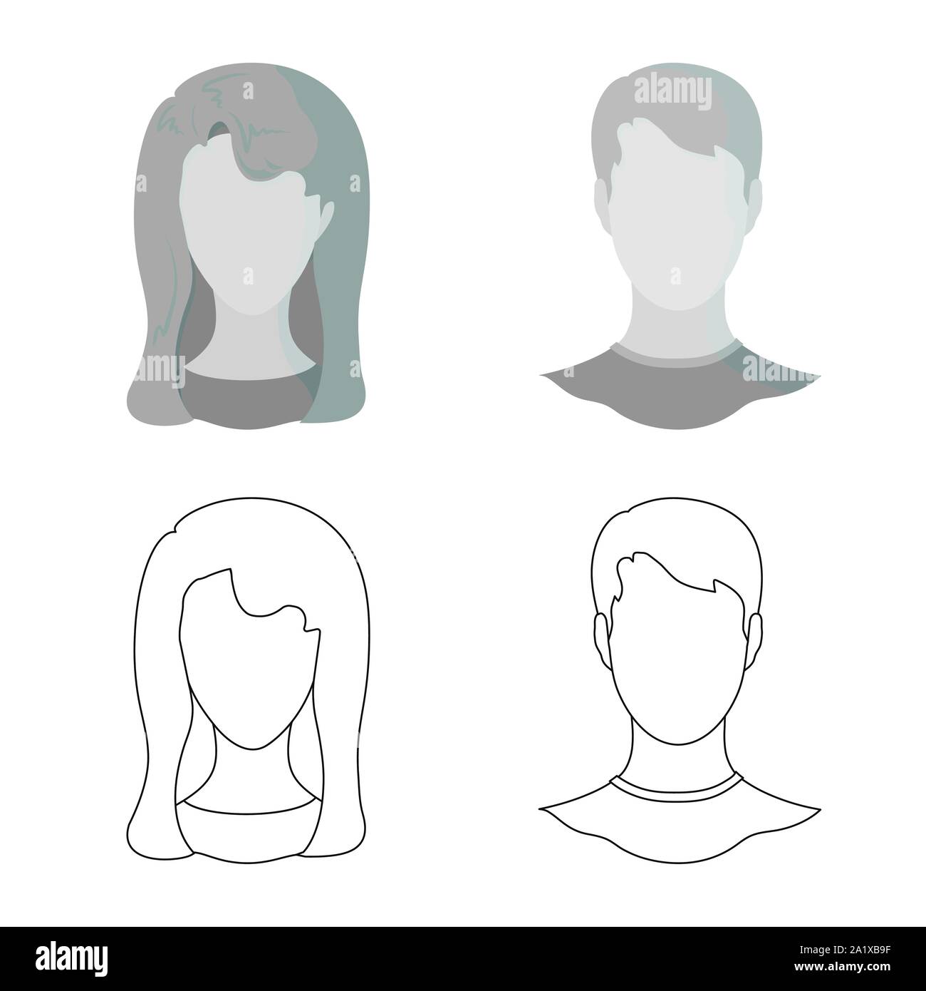 Isolated object of professional and photo symbol. Collection of ...