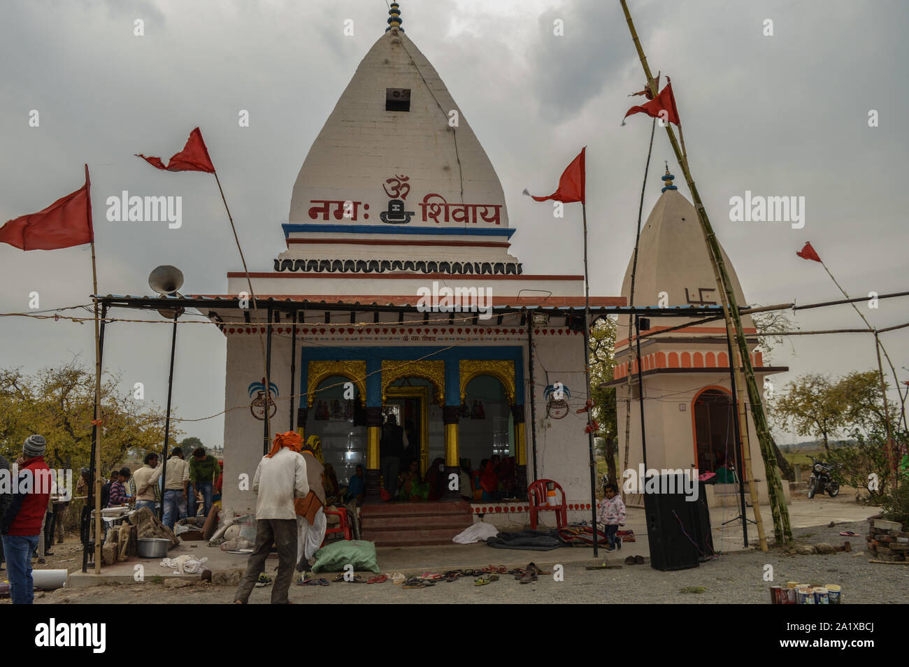 A temple of lord shiva at village bhad, madhya pradesh india Stock ...