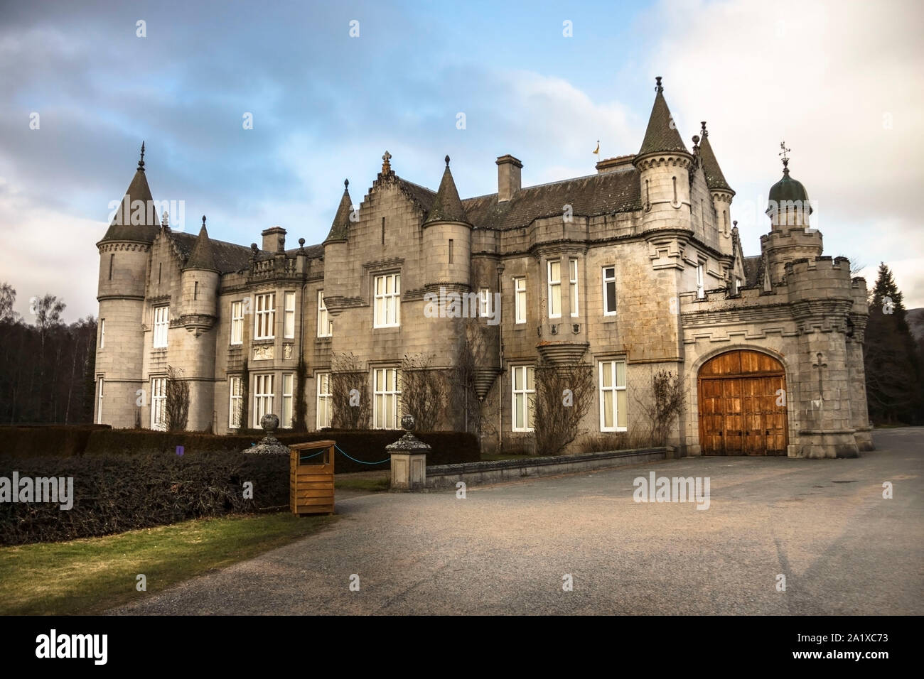 Balmoral Caste. Ballater, Royal Deeside, Aberdeenshire, Scotland, UK ...