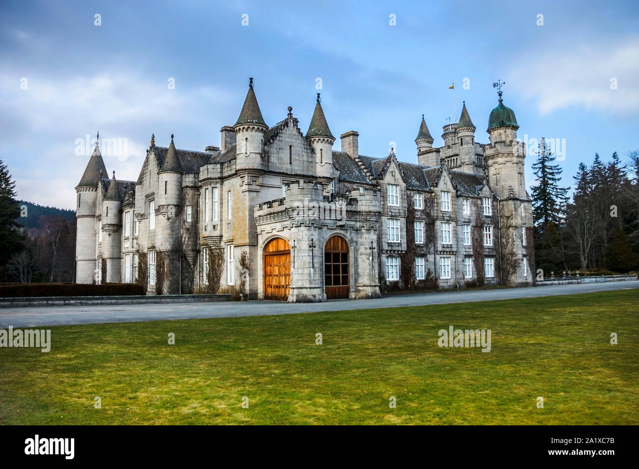 Balmoral Caste. Ballater, Royal Deeside, Aberdeenshire, Scotland, UK ...