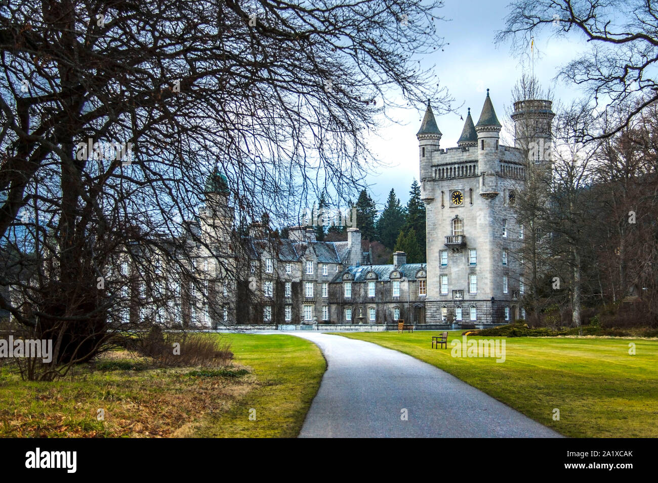 Balmoral estate exterior hi-res stock photography and images - Alamy