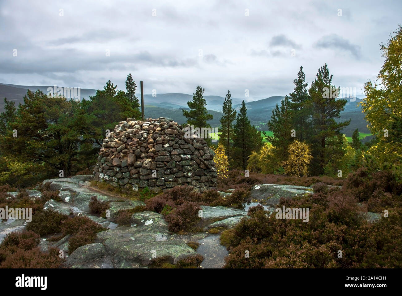 Craigendarroch hill ballater scotland hi-res stock photography and ...