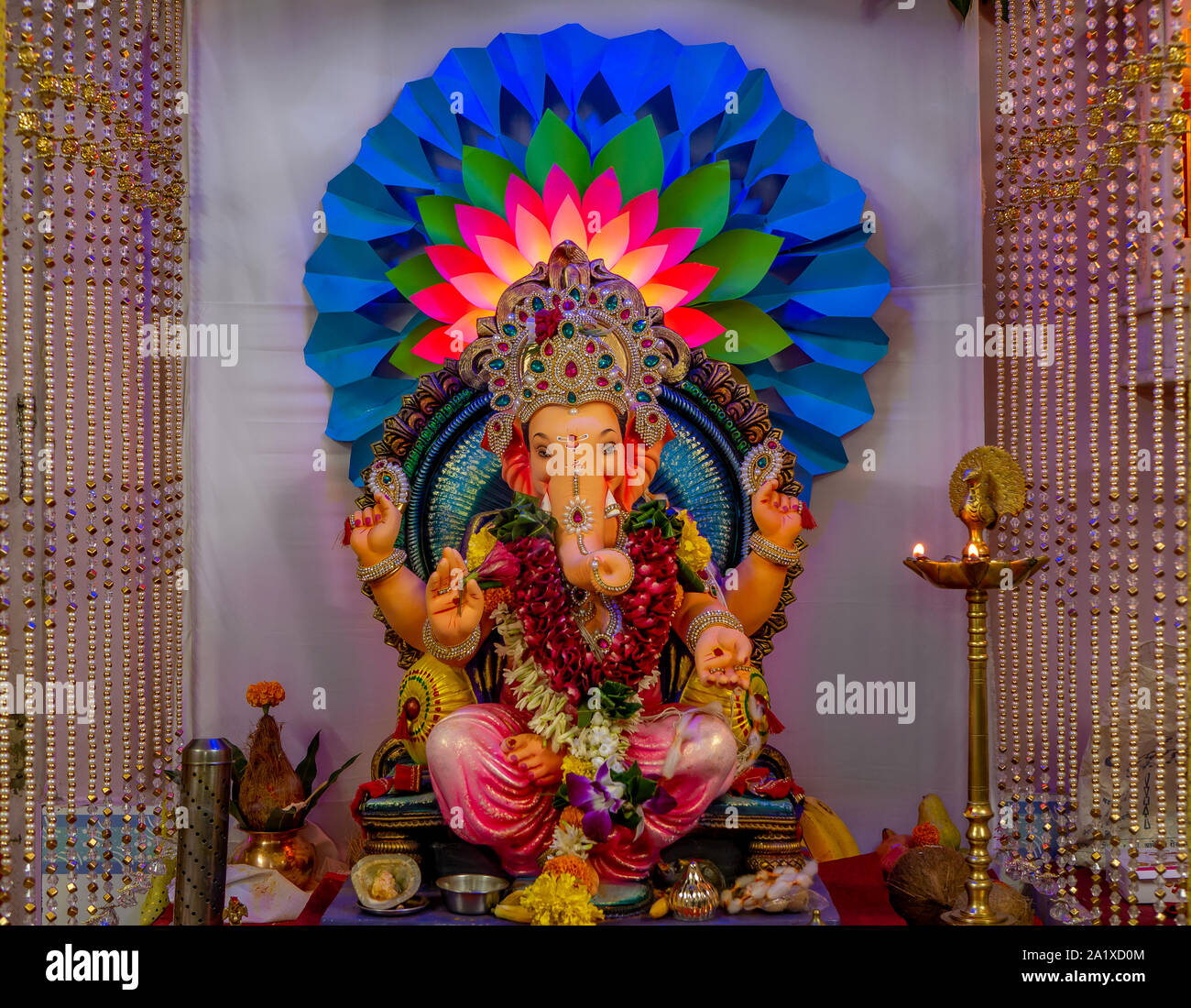 Beautiful statue of Lord Ganesha Stock Photo - Alamy