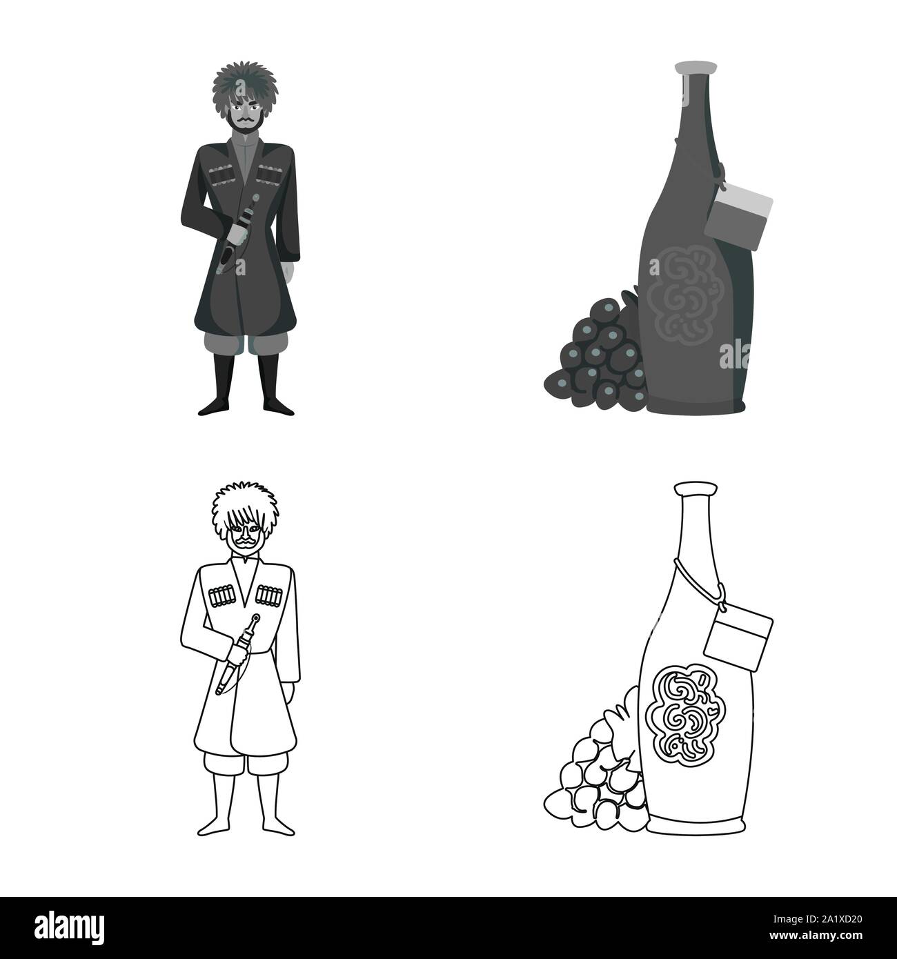 Vector design of culture and sightseeing symbol. Set of culture and ...