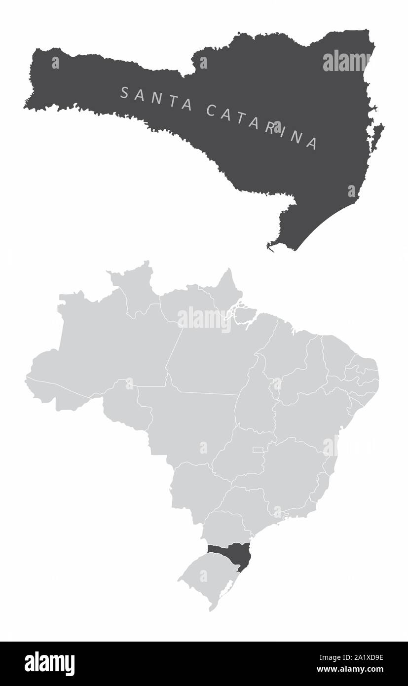 Santa Catarina State Brazil Stock Vector Image & Art - Alamy