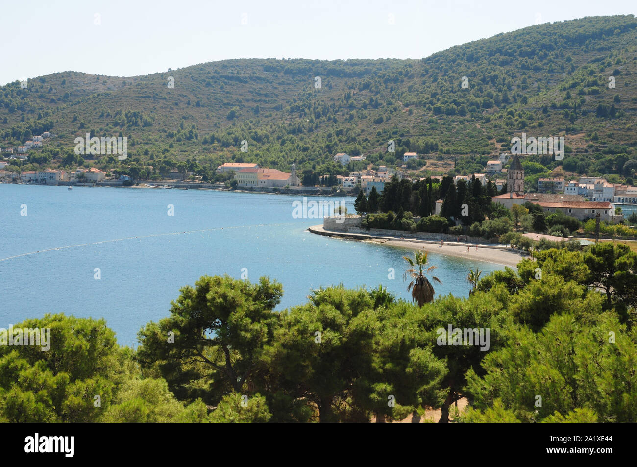 Croatian Beach landscape, Vis Island, Croatia Stock Photo - Alamy