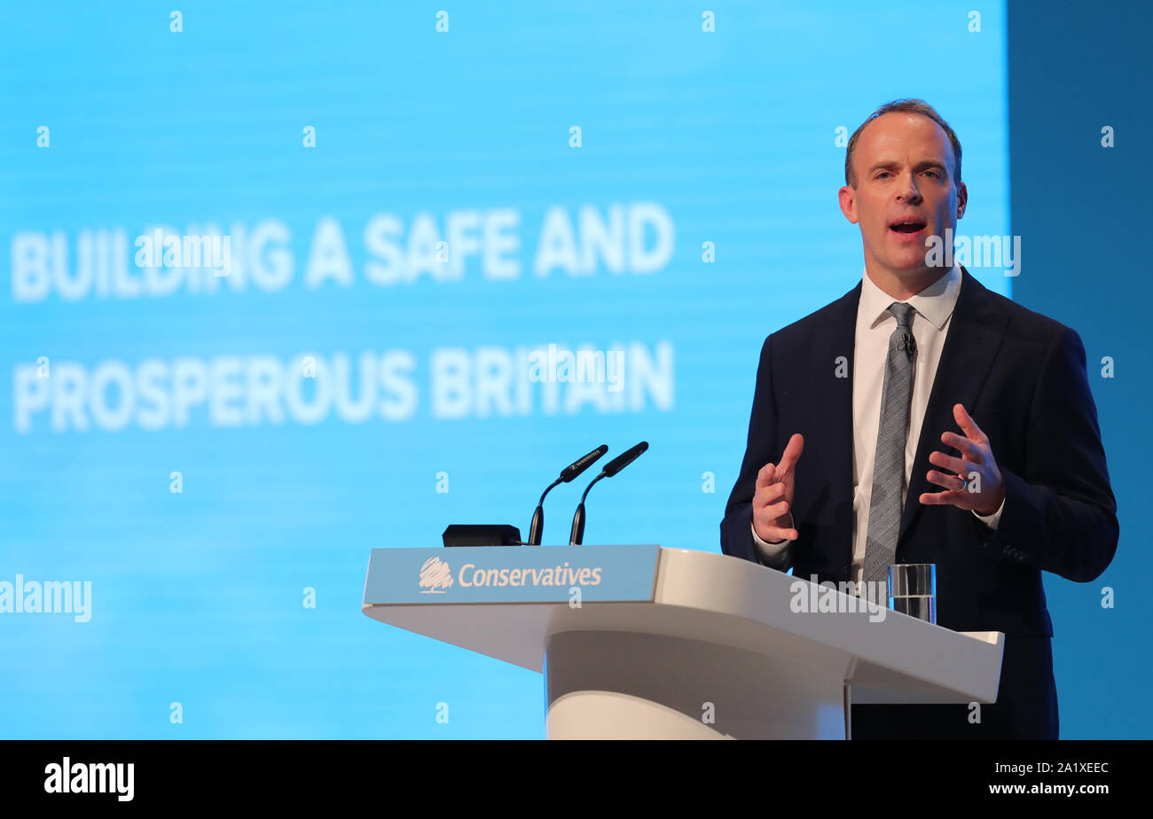 DOMINIC RAAB, 2019 Stock Photo - Alamy