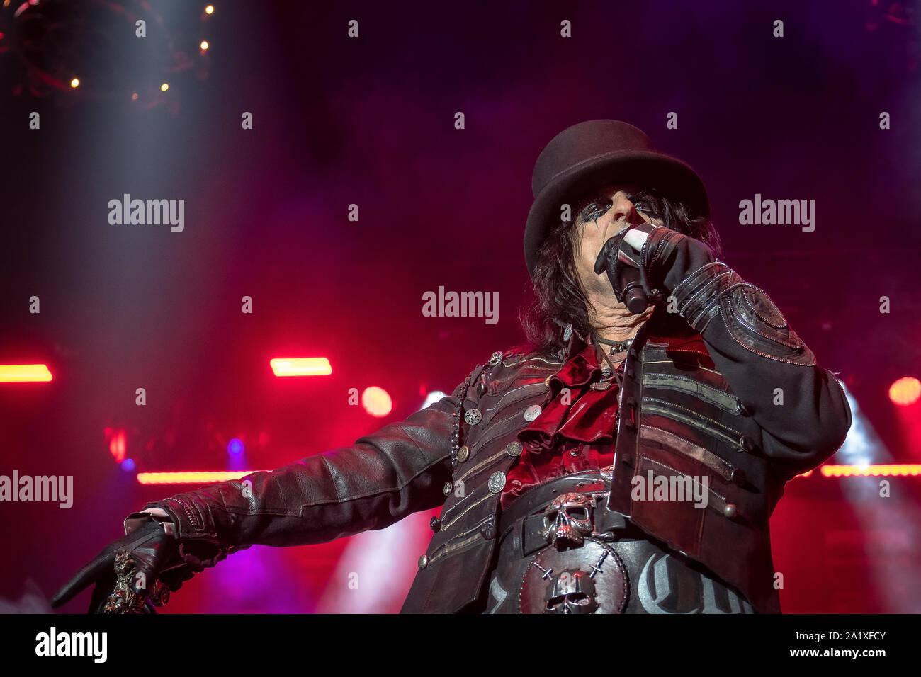 Alice Cooper, famous rock singer. , Ol Black Eyes is Back tour ...