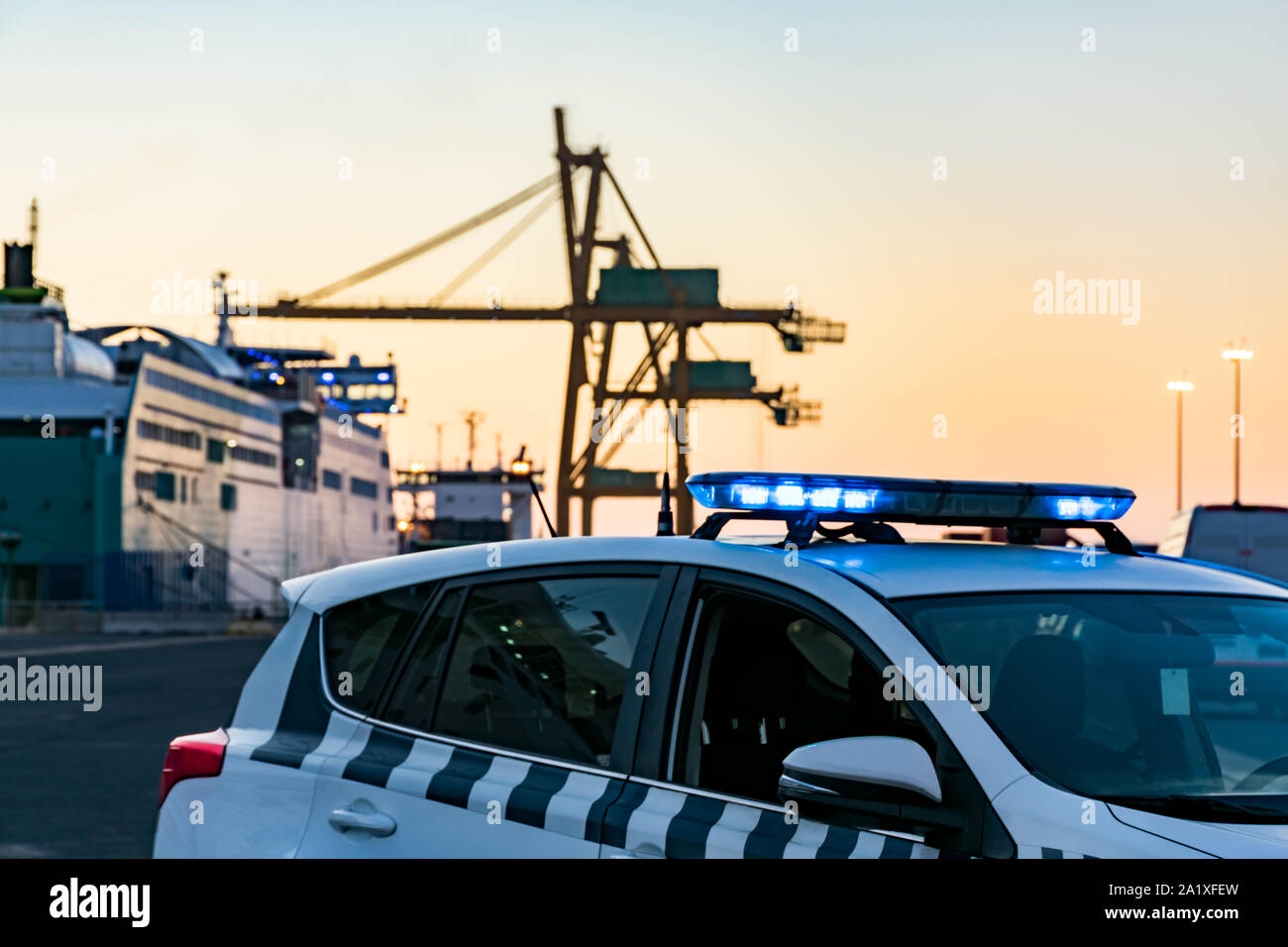 Harbor security hi-res stock photography and images - Alamy