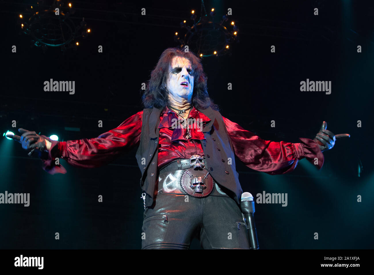 Alice Cooper, famous rock singer. , Ol Black Eyes is Back tour ...