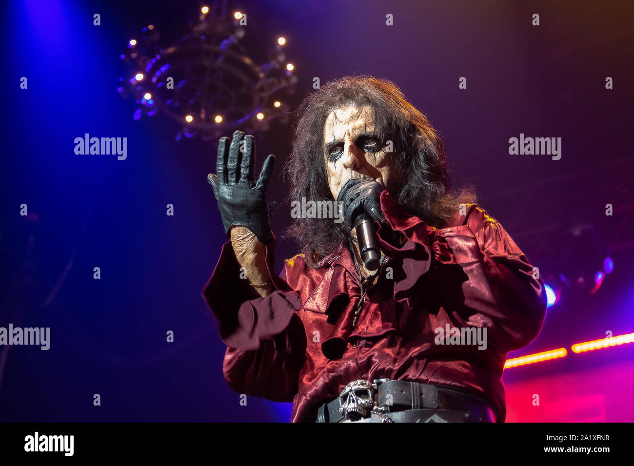 Alice Cooper, famous rock singer. , Ol Black Eyes is Back tour ...