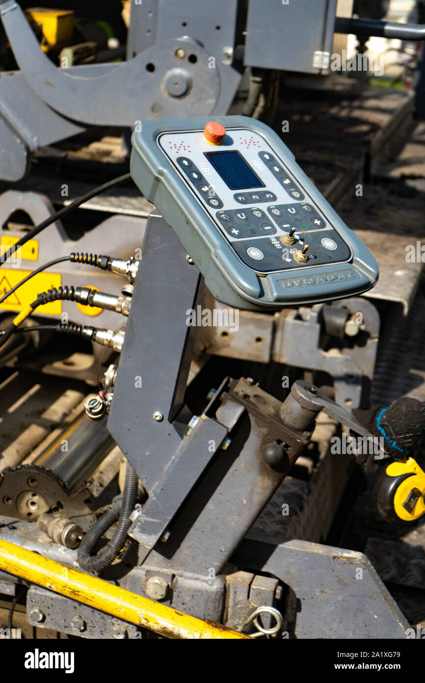 Excavator control panel hi-res stock photography and images - Alamy