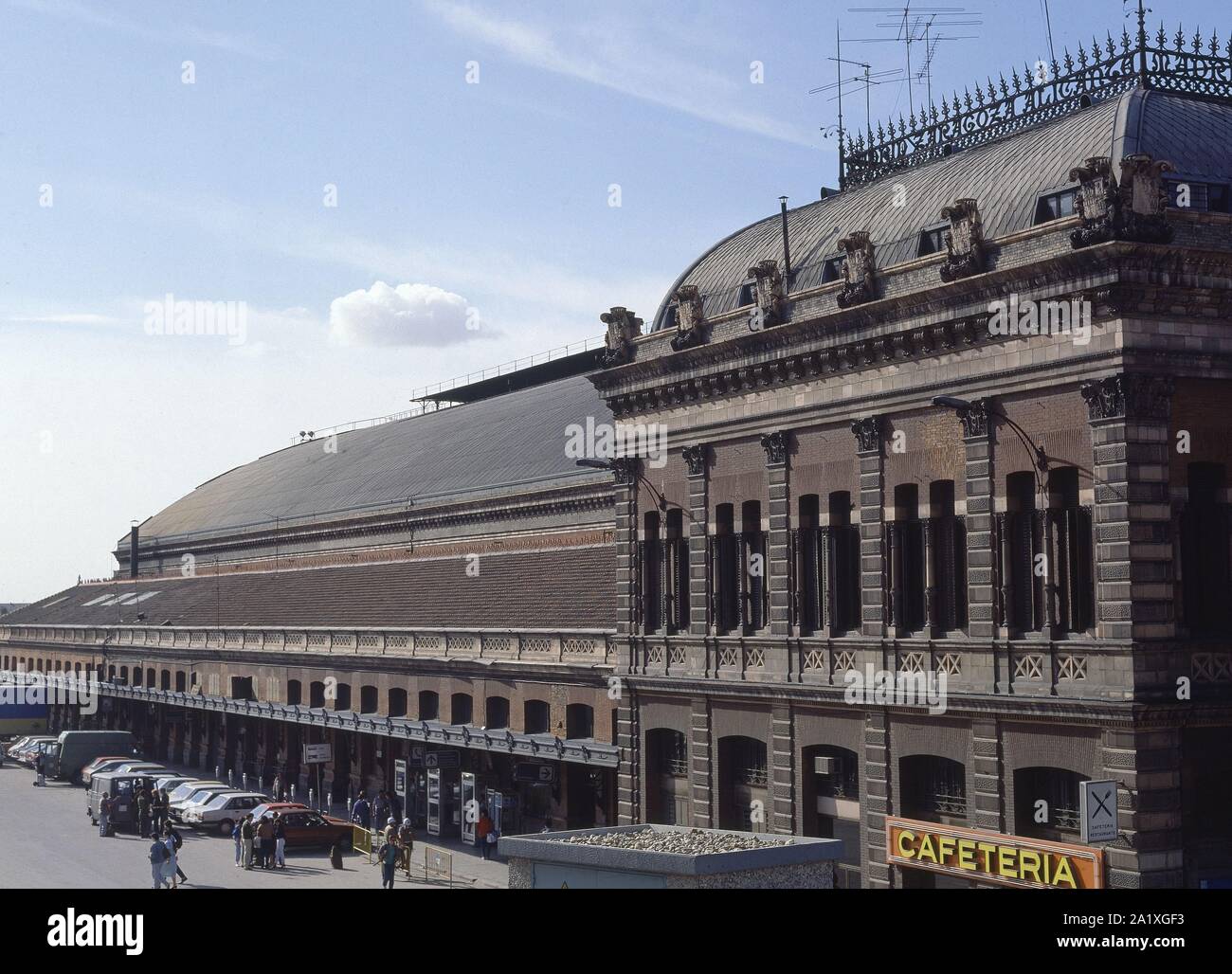 CUPULA. Location: ESTACION DE ATOCHA. MADRID. SPAIN Stock Photo - Alamy