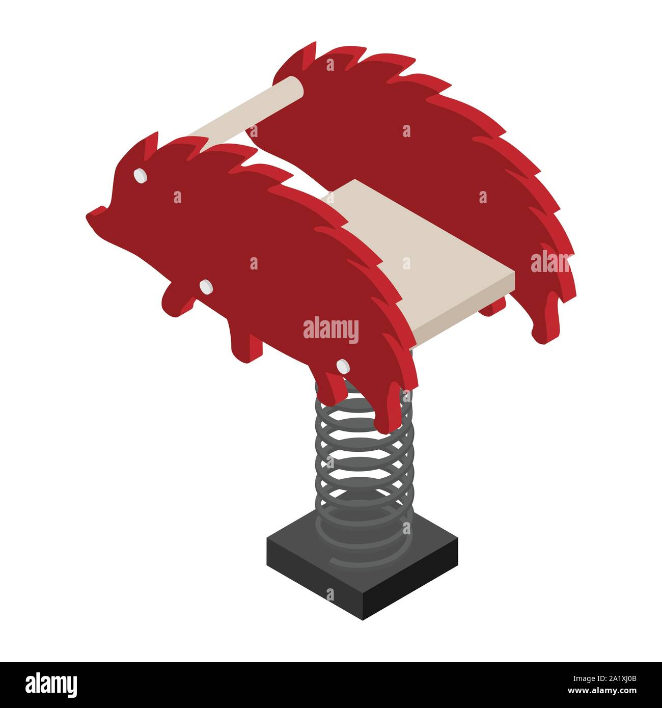 Childrens see saw Stock Vector Images - Alamy