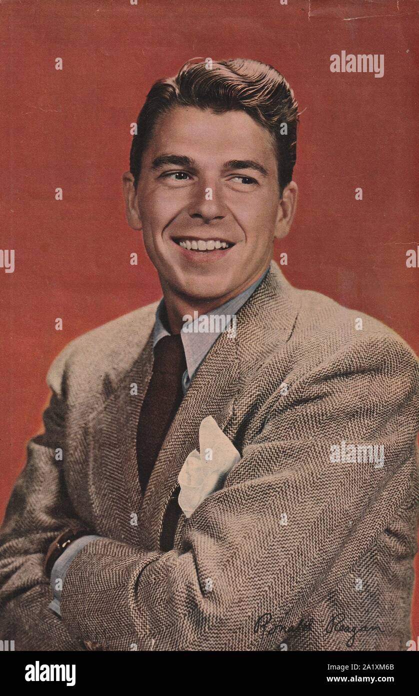 Ronald Reagan As An Actor Ronald Reagan Actor Fotos Und Bildmaterial