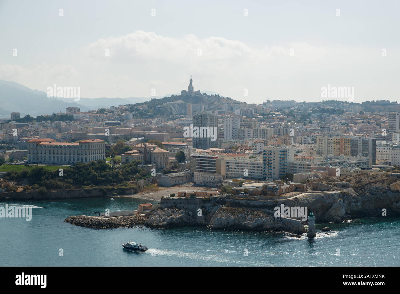 General View Pharo Palace and the city of Marseille Stock Photo - Alamy