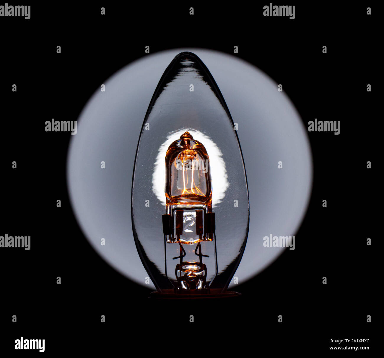 Abstract picture of light bulbs Stock Photo - Alamy