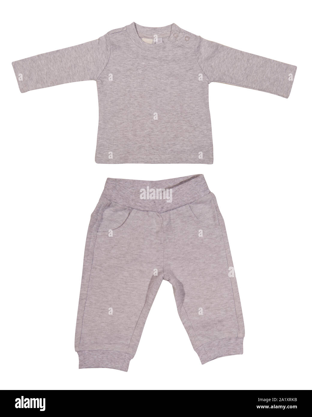 Baby suit on white background Stock Photo - Alamy