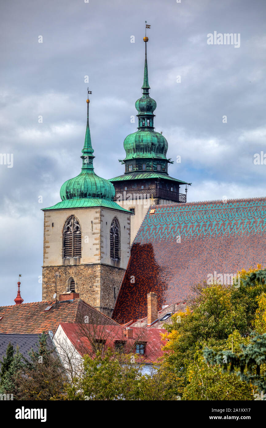 Church of St. James the Greater in Jihlava, three-aisled hall church ...