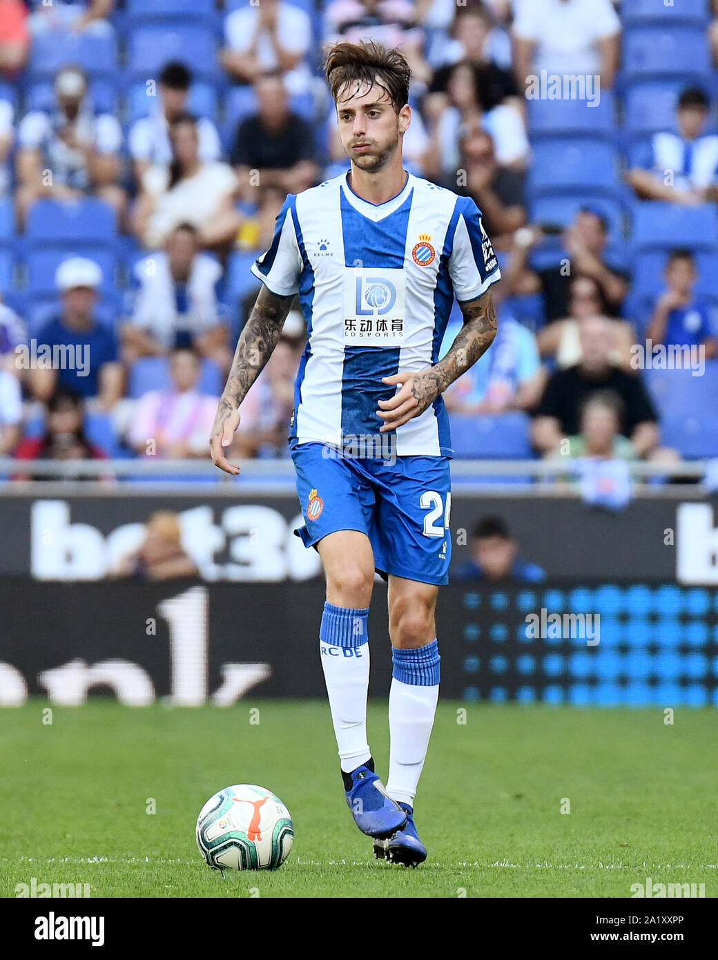 Barcelona, Spain. 29th Sep, 2019. Fernando Calero of RCD Espanyol ...