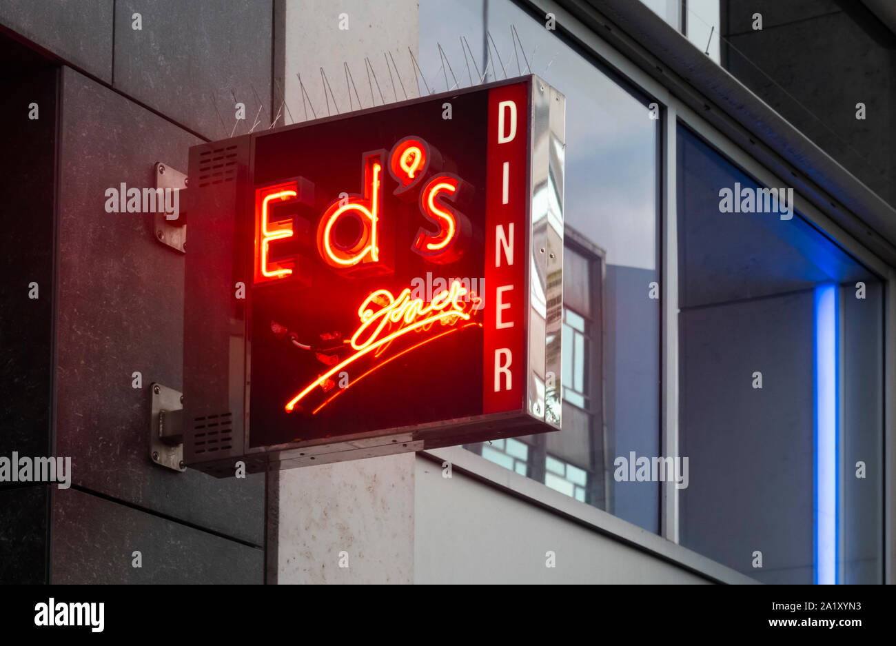 Ed's Easy Diner in Liverpool Stock Photo - Alamy