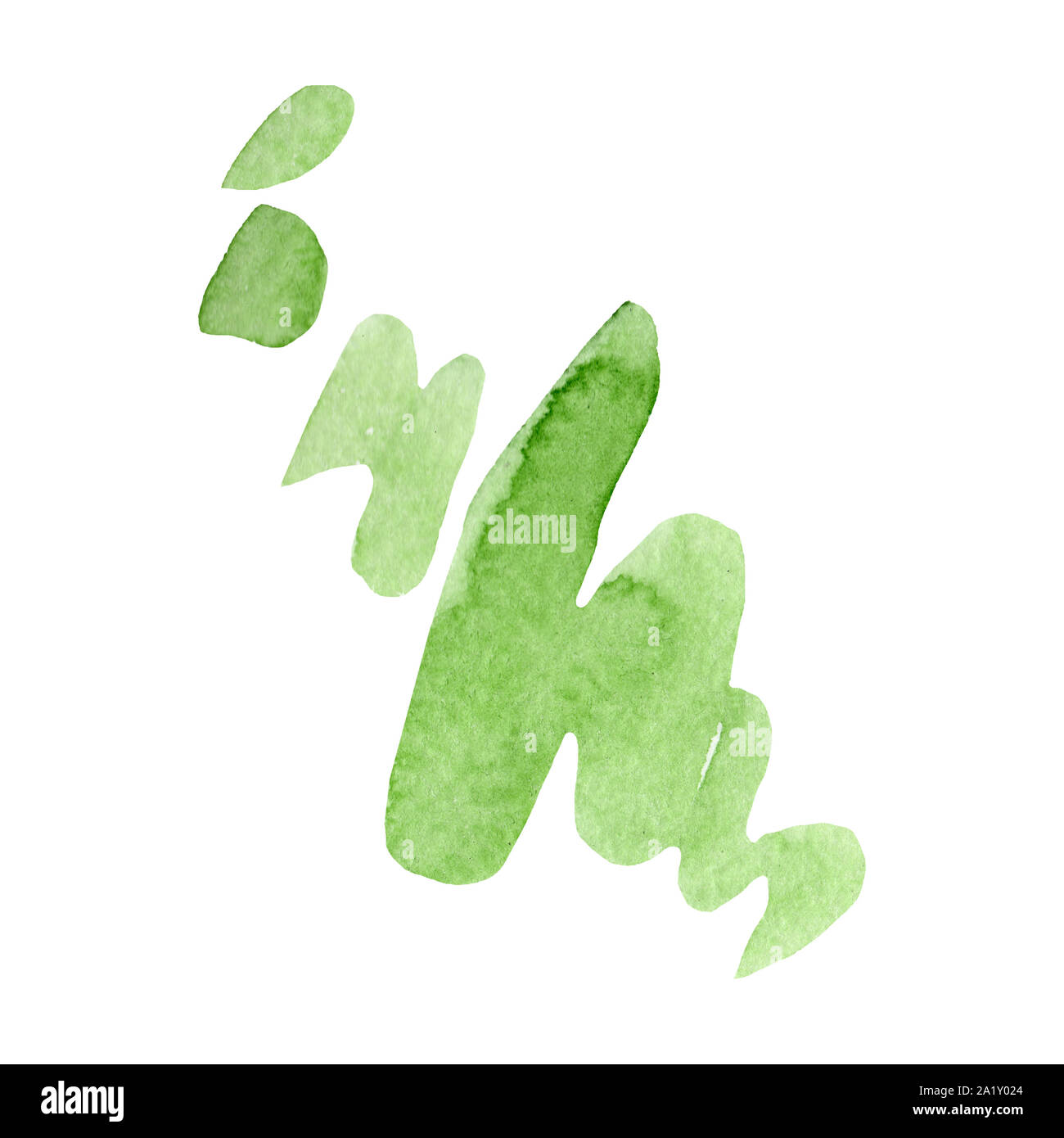 Abstract watercolor paper splash shapes isolated drawing. Illustration ...