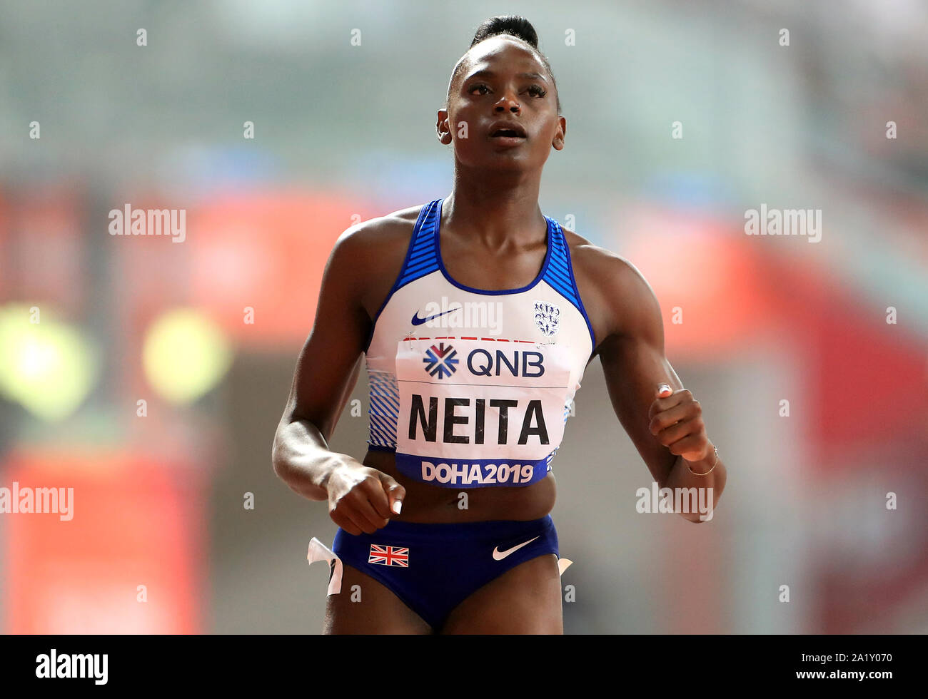 Great Britain's Daryll Neita during the 1st heat of the 100 Metres ...